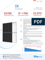 Datasheet Trina 710w | PDF | Photovoltaics | Solar Panel