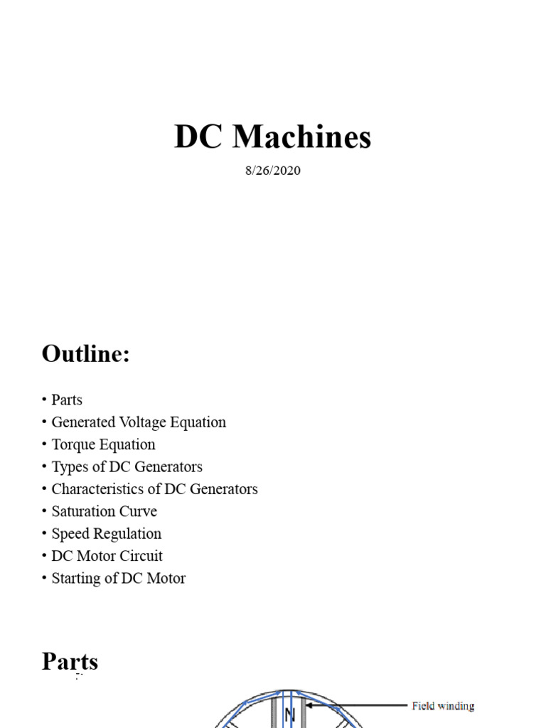 DC Machines | PDF | Electric Motor | Electrodynamics