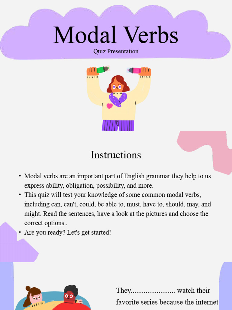 Modal Verbs Quiz with Answers | PDF