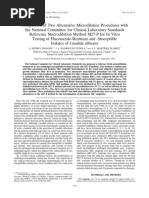CLSI Antifungical Susceptibility Test Updated | PDF | Microbiology ...
