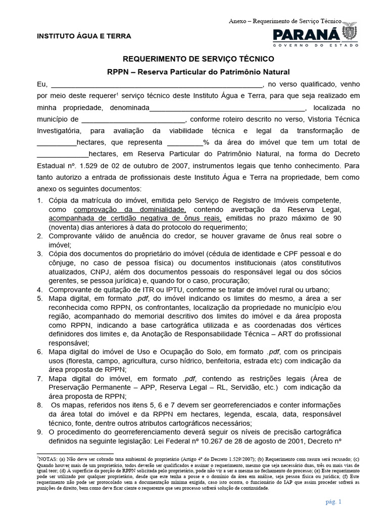 Requerimento Sem Slogan Iat 21 07 2022 | PDF | Propriedade privada