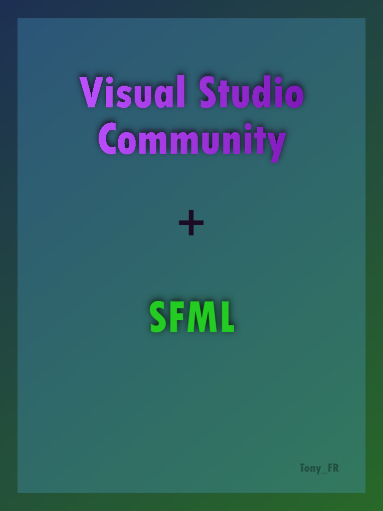 Instala SFML en Visual Studio paso a paso | PDF | Biblioteca (informática) | Archivo de computadora