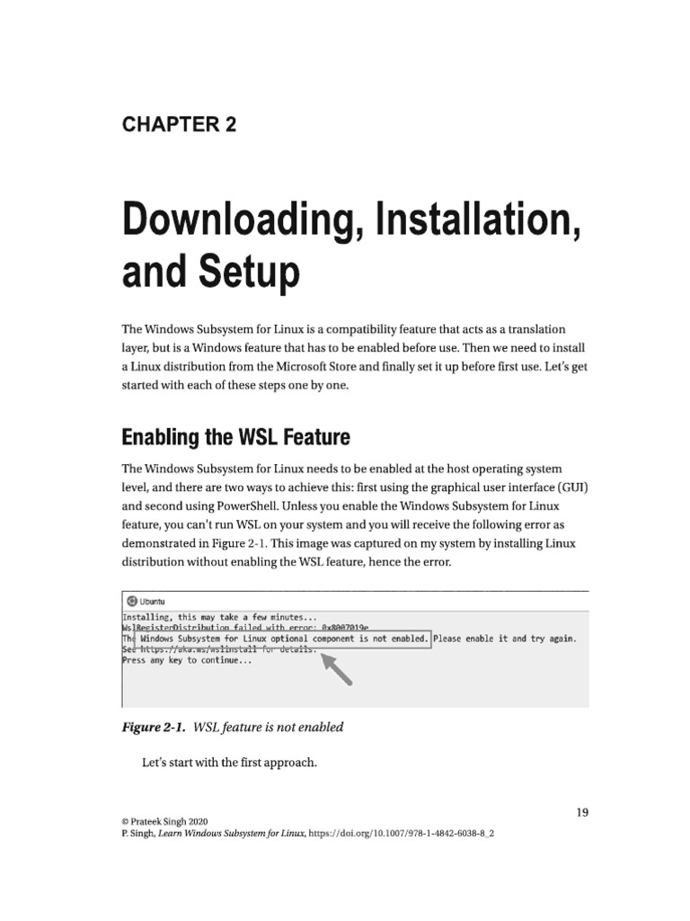 Installing WSL | PDF