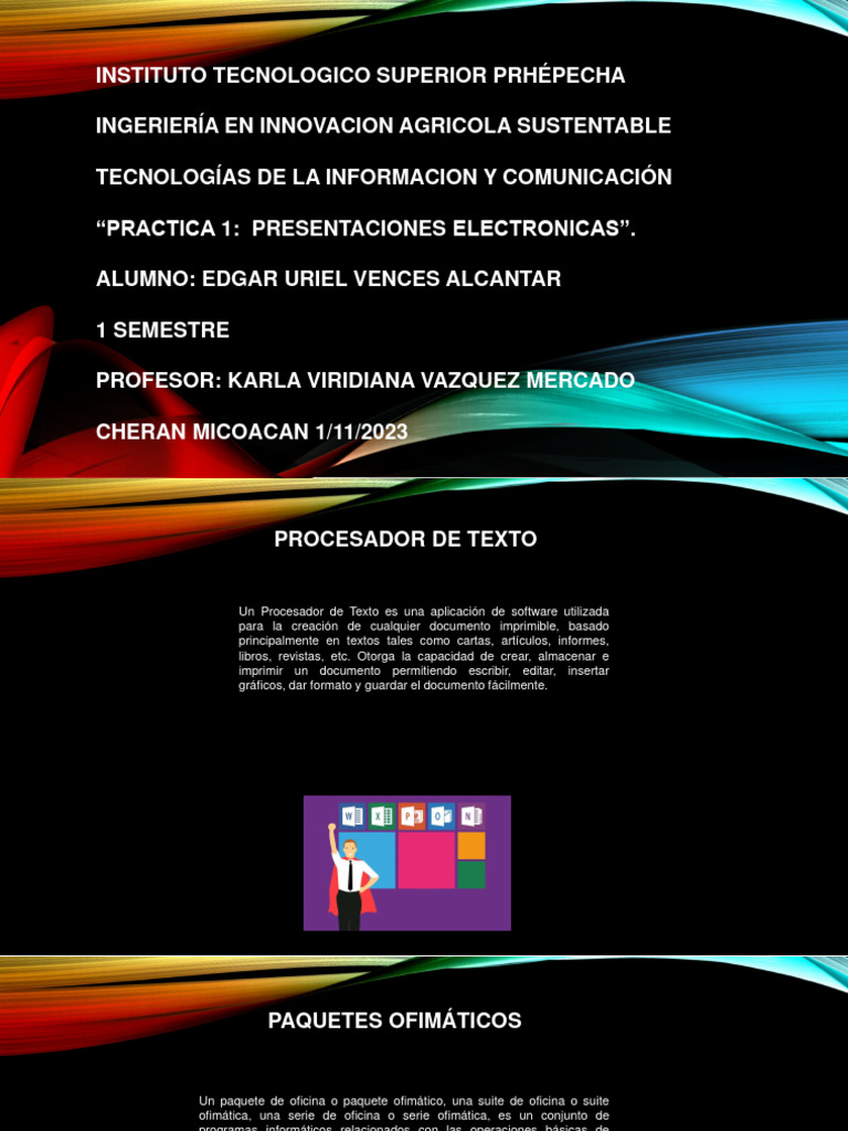 Presentación de Tics | PDF