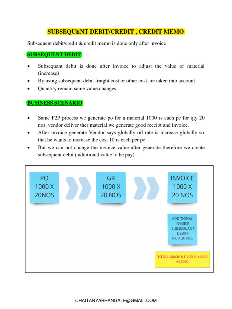 SAP MM FICO With Scenario | PDF