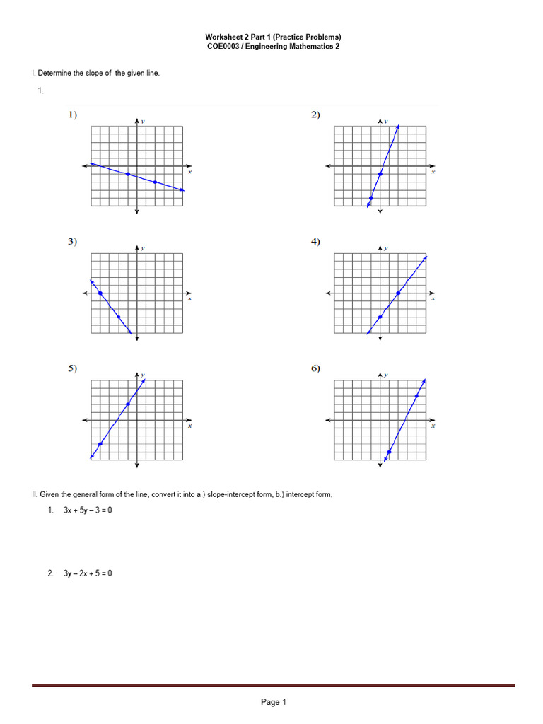 W2P1 Practice Problems | PDF