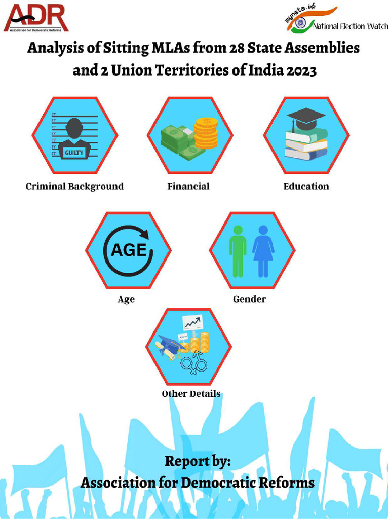 Analysis of Sitting MLAs From 28 State Assemblies and 2 Union ...