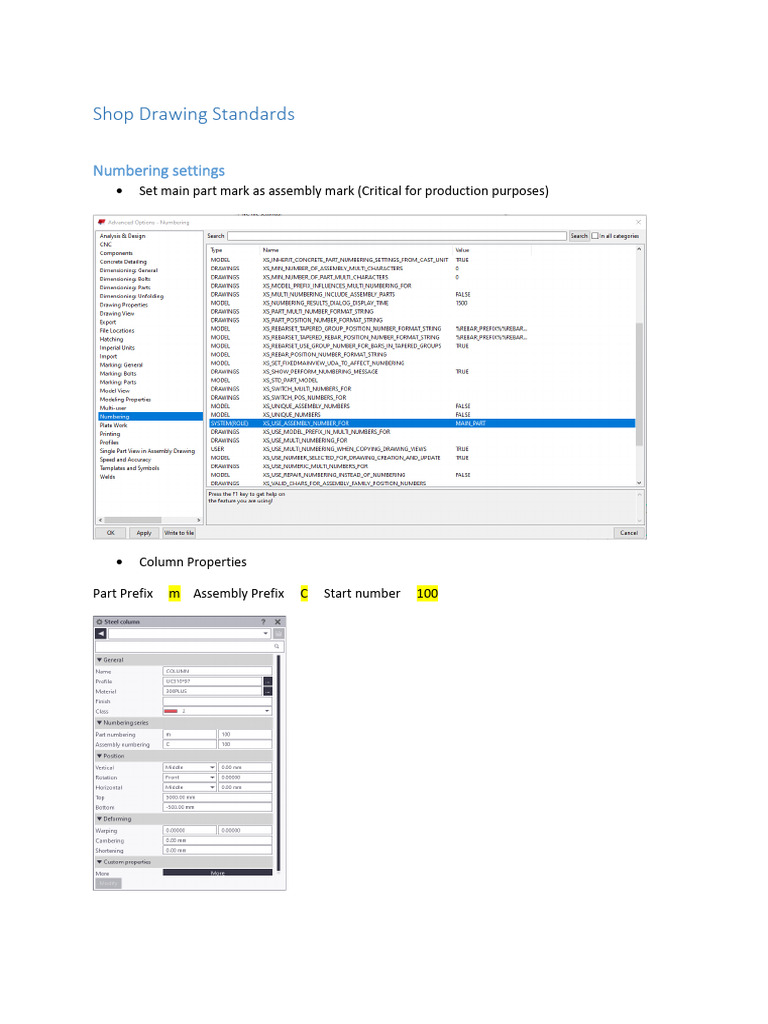 Shop Drawing Standard | PDF