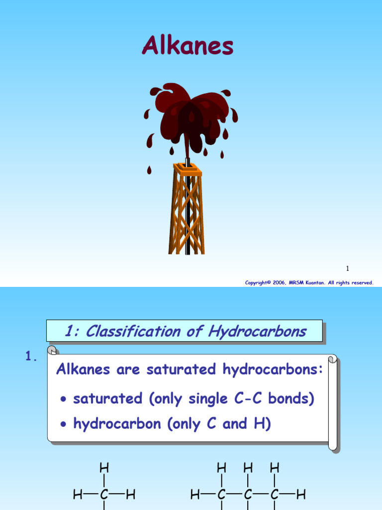 2 Alkane | PDF | Alkane | Molecules