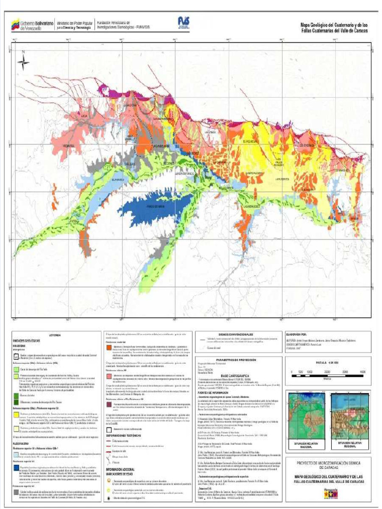 PDF Mapa Geologico Del Cuaternario y de Las Fallas Cuaternarias Del Valle de Caracas - Compress ...