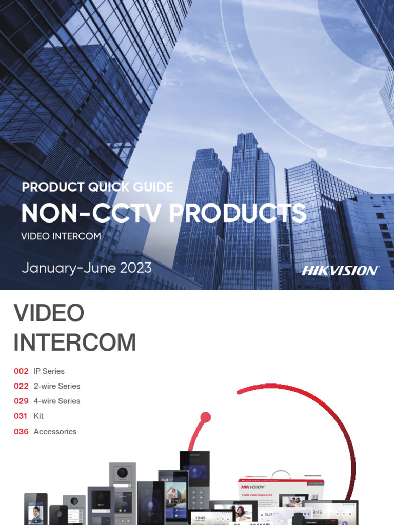 Video Intercom Product Quick Guide | PDF | Frame Rate | Access Control