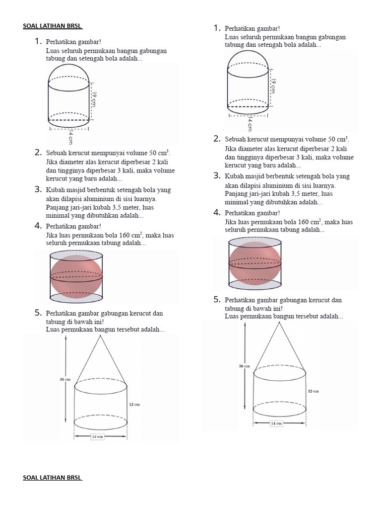 Soal Latihan BRSL | PDF
