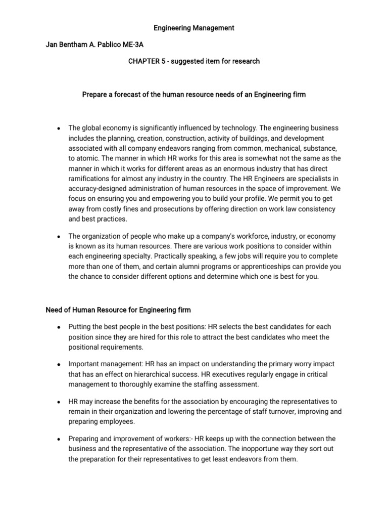 CHAPTER 5 and 6 - Sug-WPS Office | PDF | Human Resources | Engineering