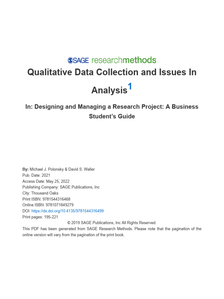 Qualitative Data Collection Insights | PDF | Focus Group | Qualitative Research