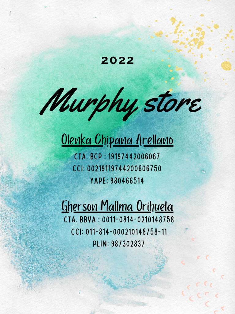 Catálogo Murphy | PDF