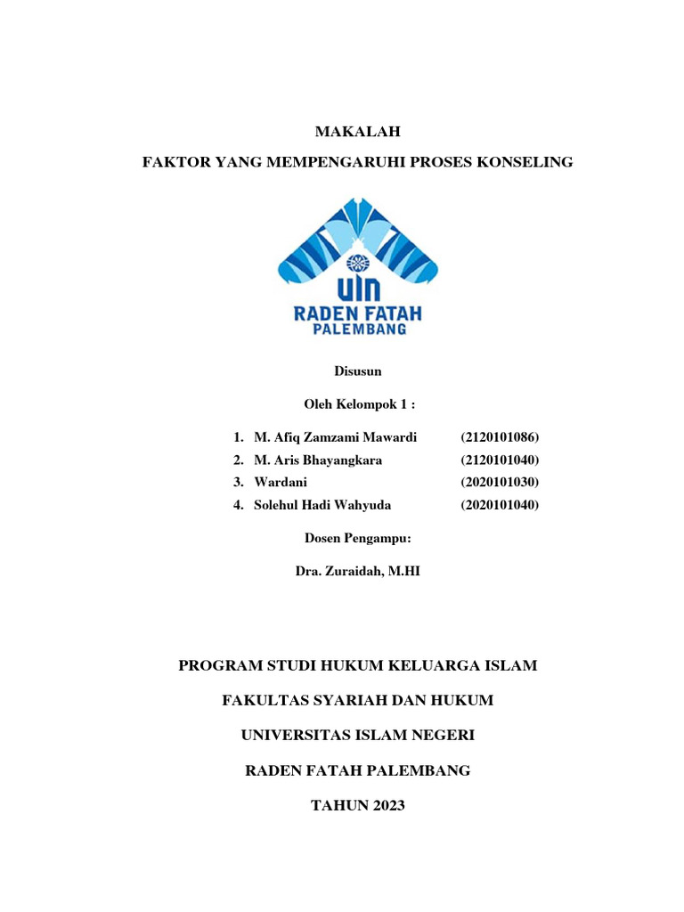 Makalah Konseling | PDF