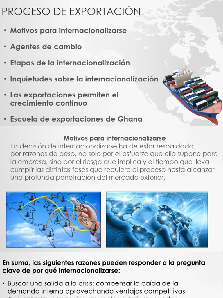 Proceso de Exportacion | PDF | Exportaciones | Business