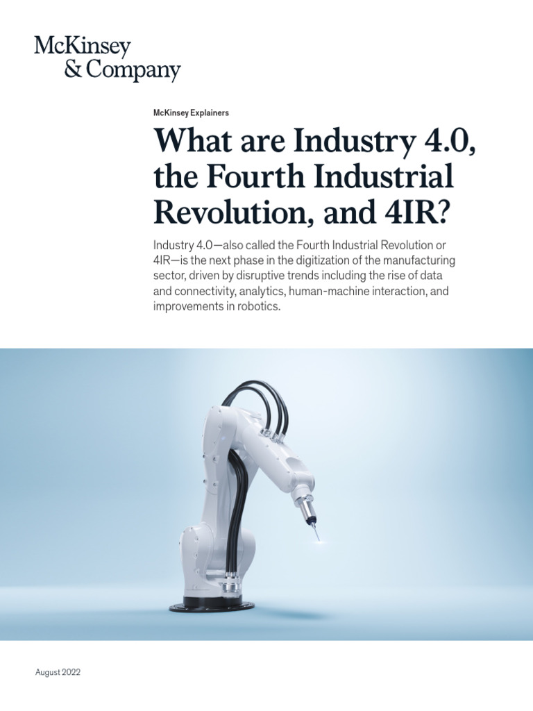 McKinsey Explainer-What - Are - Industry - 4 - 0 - The - Fourth ...