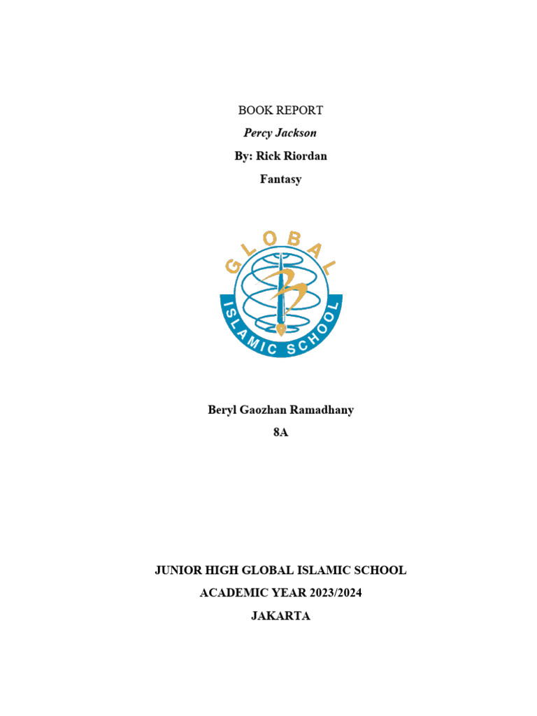 Book Report | PDF | Rick Riordan