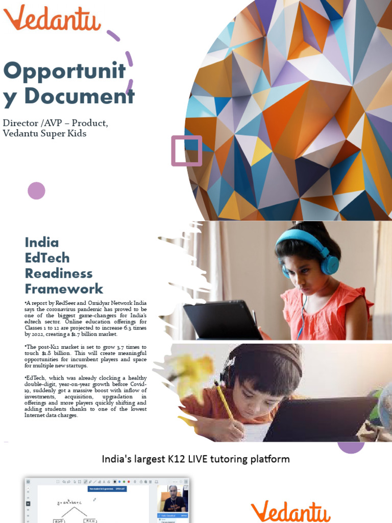 Vedantu Super Kids Product Director Role | PDF | Educational Technology | Marketing