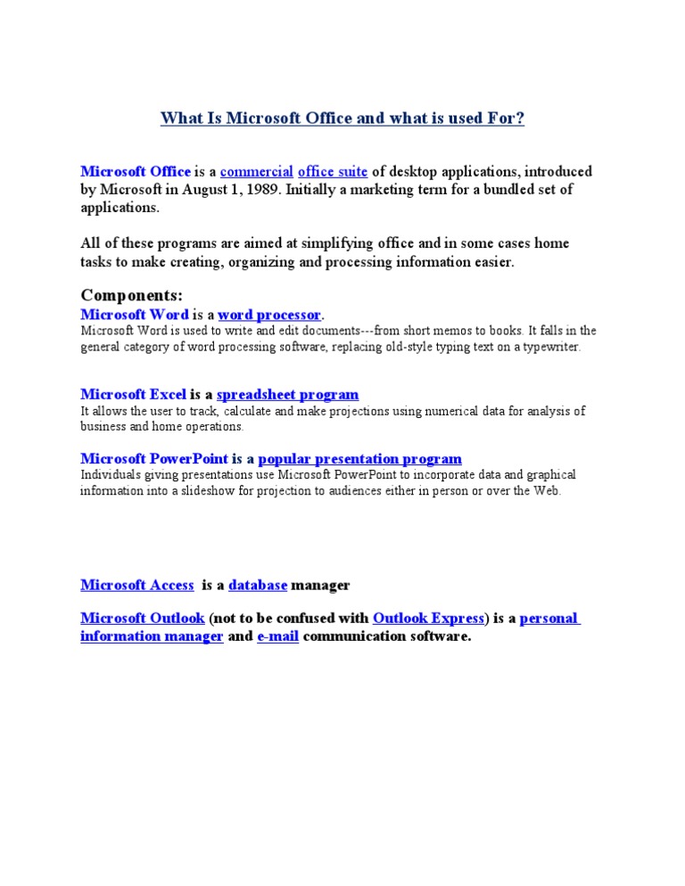 Microsoft Office1 | PDF