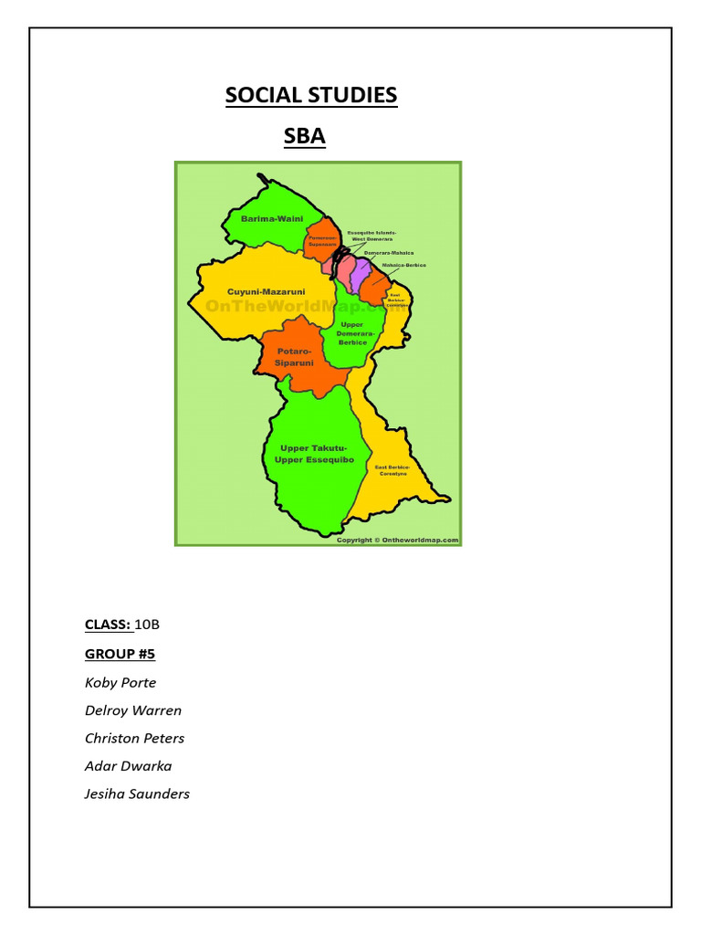 Social STudies SBA v2.41 | PDF | Questionnaire | Teachers
