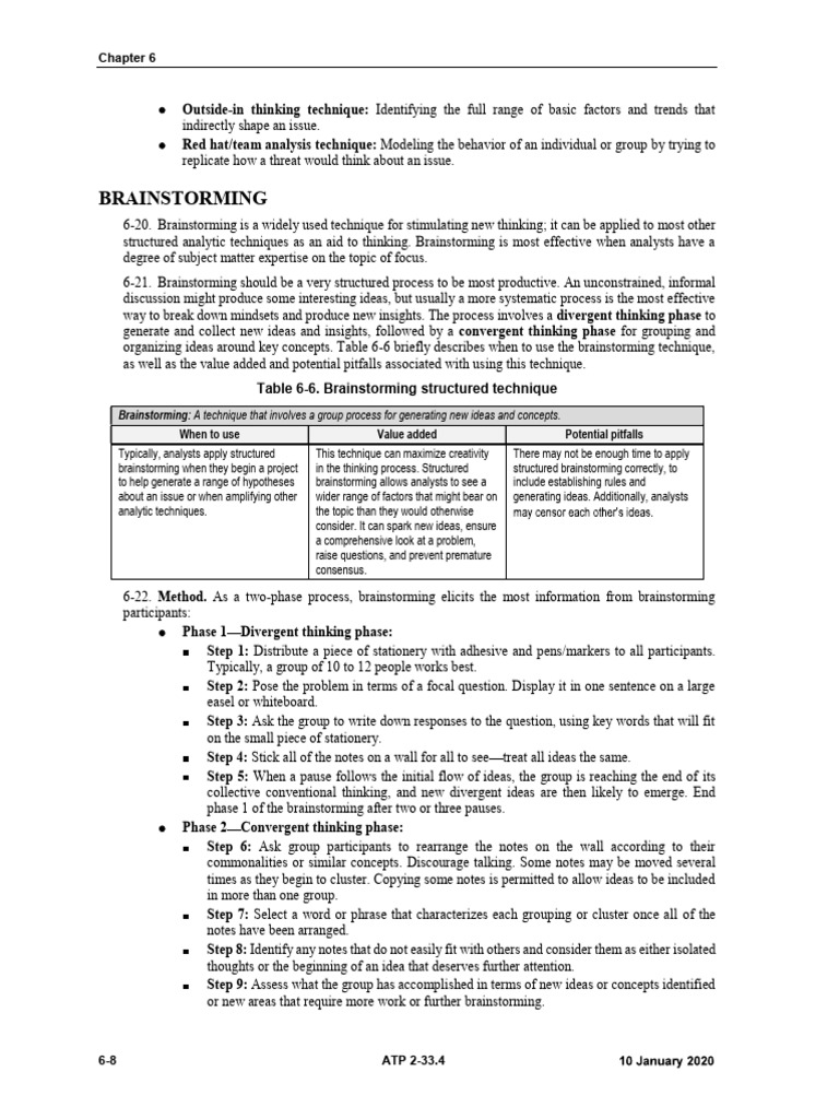 Brainstorming | PDF | Brainstorming | Thought