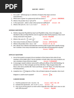 Grade 7 Quiz Bee | PDF | Mathematics | Elementary Mathematics