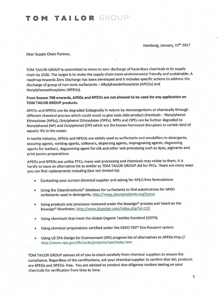 Agreement Letter of APEO Free | PDF