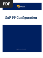 SAP PP Configuration | PDF | Computing