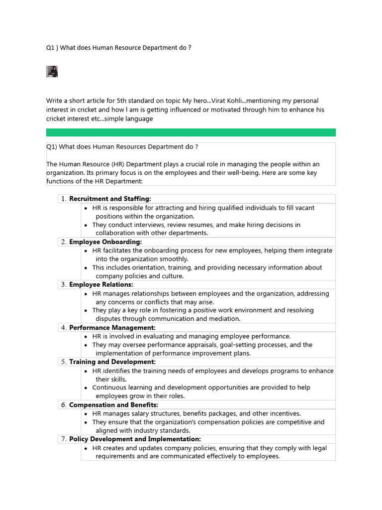 HR OHSC Course Assignment 1 | Download Free PDF | Human Resources ...