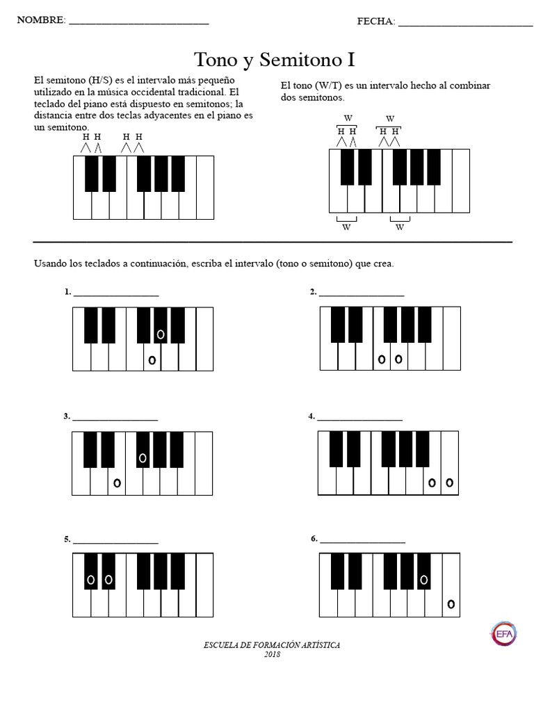 30 Tono y Semitono I | PDF