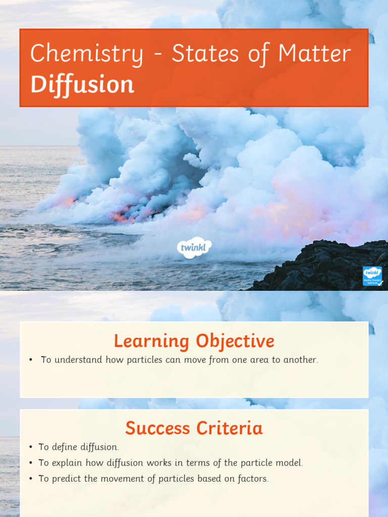 2 Diffusion Powerpoint 2 | PDF | Diffusion | Gases