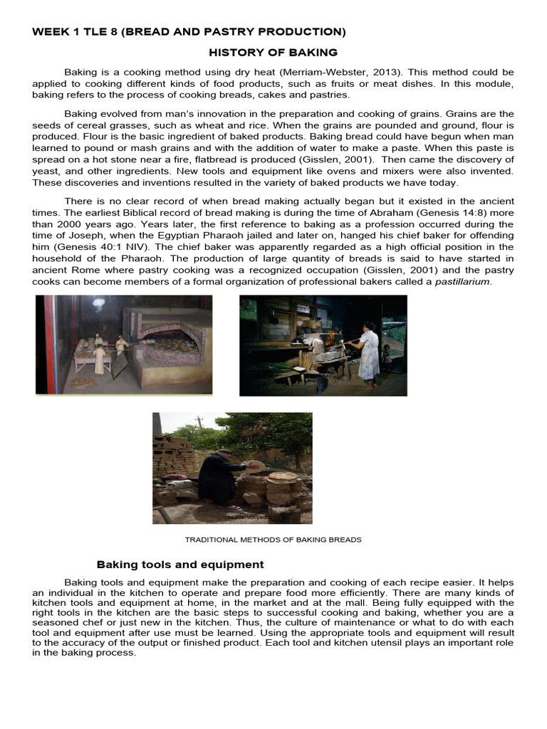 HANDOUTS-BPP | PDF | Flour | Baking