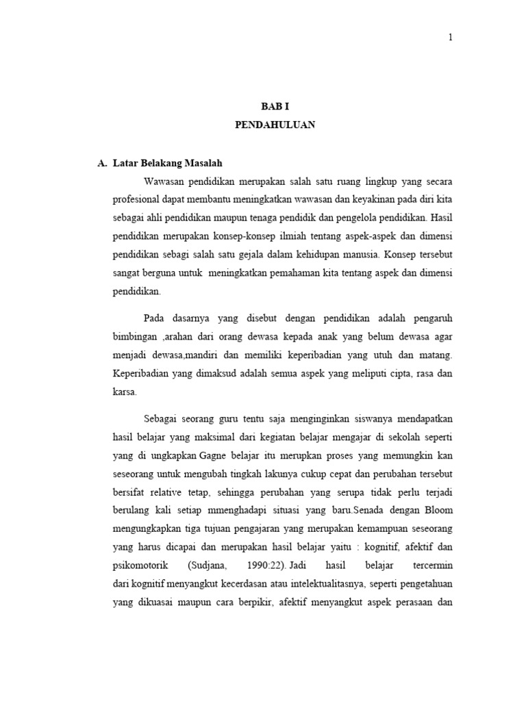 Draf Laporan PKP Dari Bab 1 - Bab Iii | PDF
