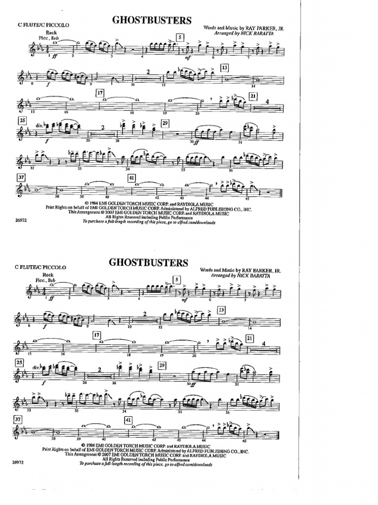Ghostbusters - Nick Baratta | PDF