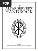 Altar Server's Dictionary Guide | PDF | Eucharist | Rituals