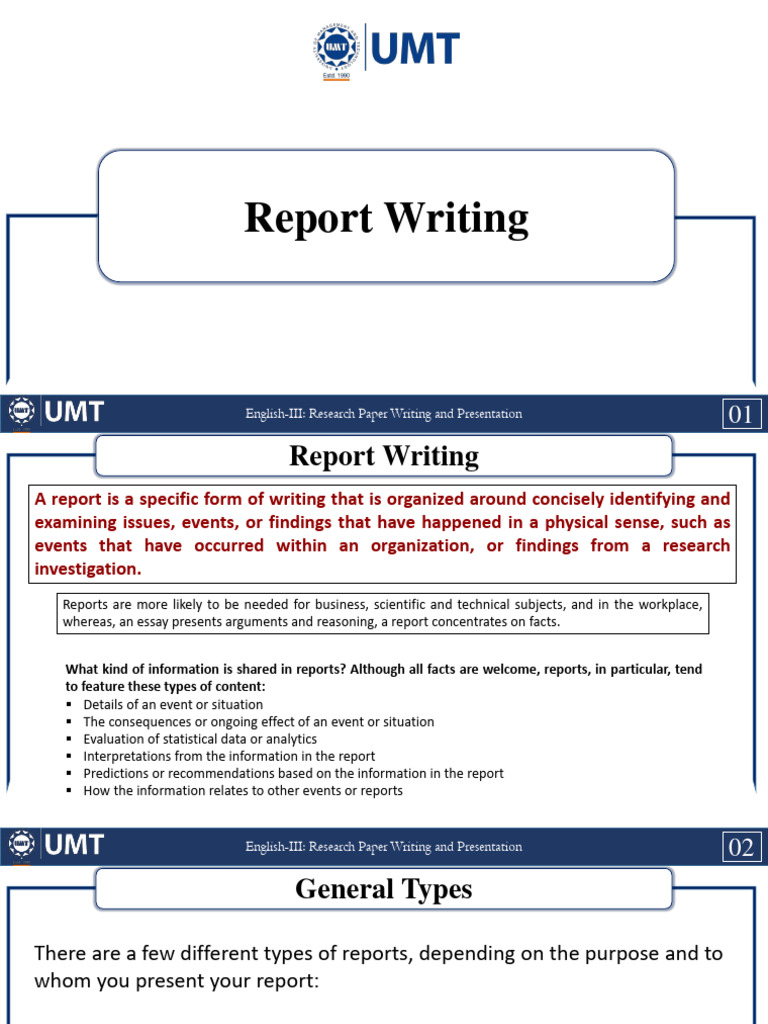 Report Writing 1 | PDF | Science | Cognition