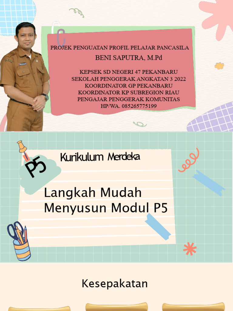 1 Langkah Mudah Menyusun P5 - Oke | PDF | Seni