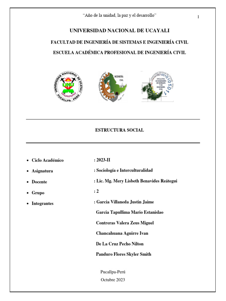 Estructura Social | PDF | Sociedad | Institución