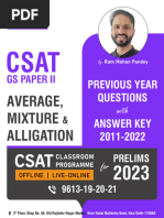 Cubes & Dice CSAT PYQs 2011 To 2024 | PDF | Geometry | Polytopes