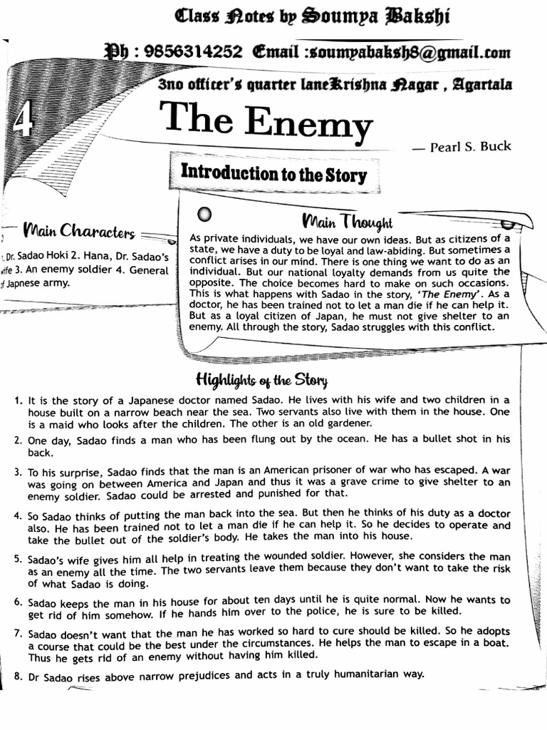 The Enemy | PDF
