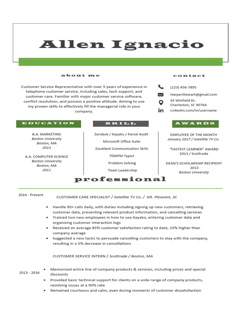 Sample Resume | PDF