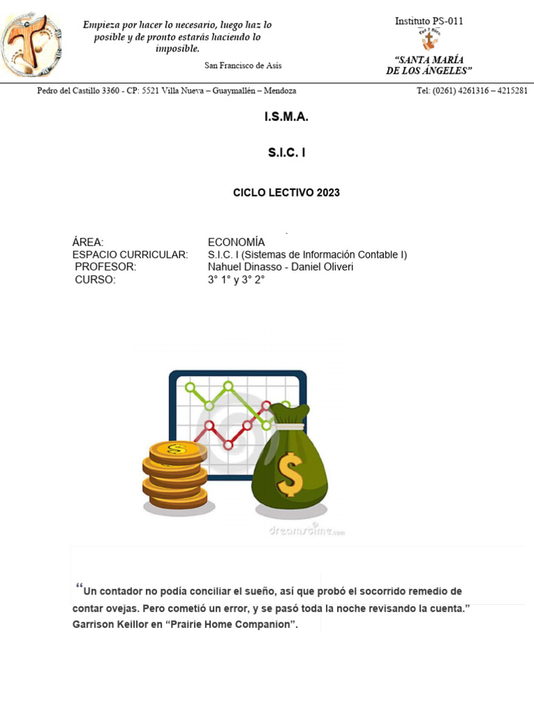 Cuadernillo SIC I | Descargar gratis PDF | Contabilidad | Business
