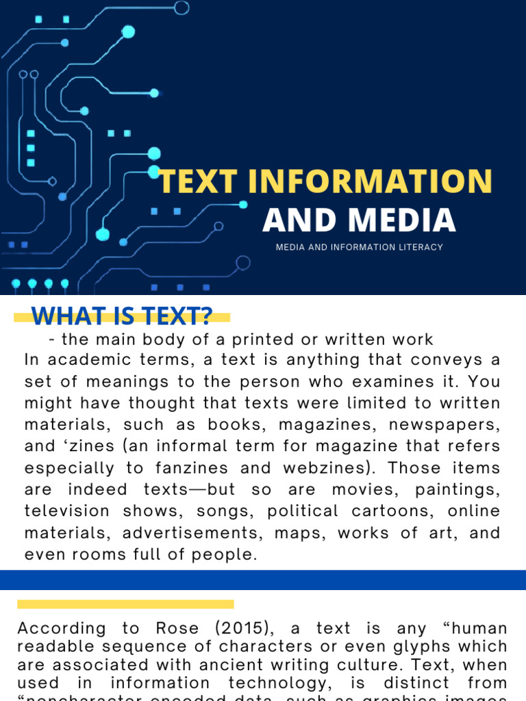 Mil Text Information and Media | PDF | Typefaces | Serif