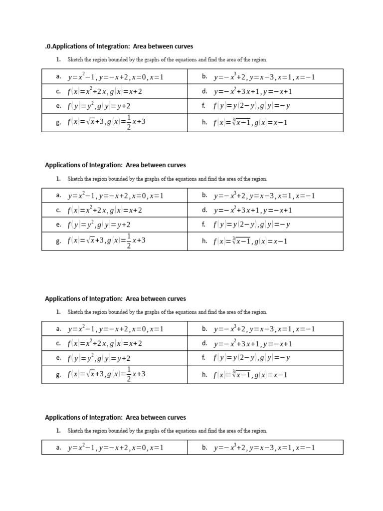Applications of Integration | PDF | Mathematical Analysis | Mathematics