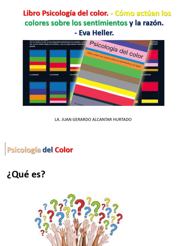 Libro Psicología del color. - Cómo actúan los colores sobre los ...