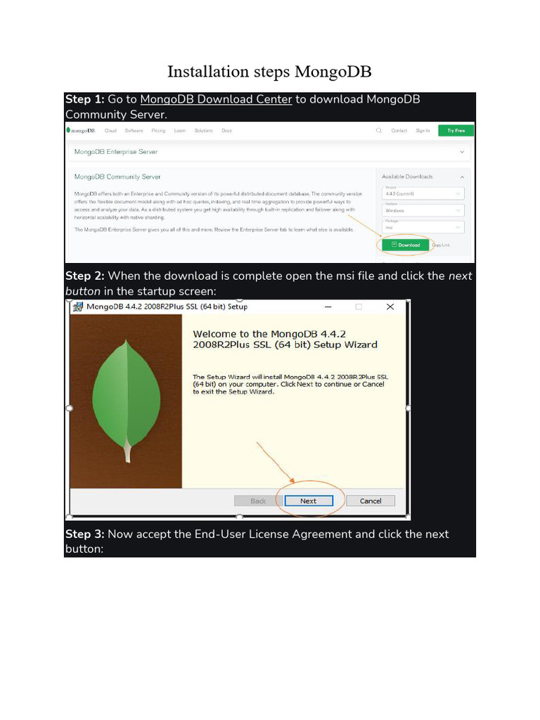 MongoDB Installation Guide | PDF | Computers