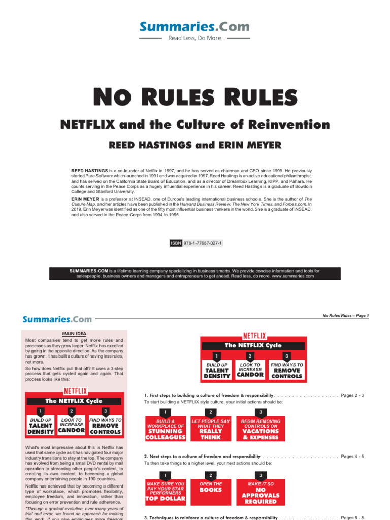 No Rules Rules | PDF | Cognition | Business