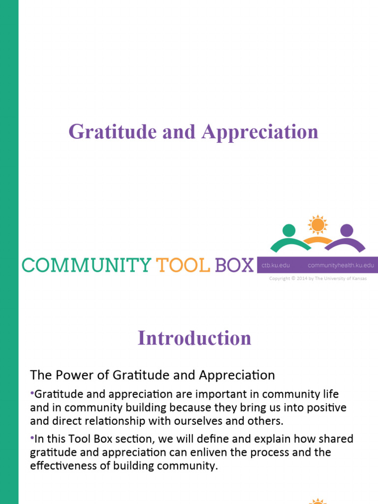 Gratitude Presentation | PDF | Gratitude | Community